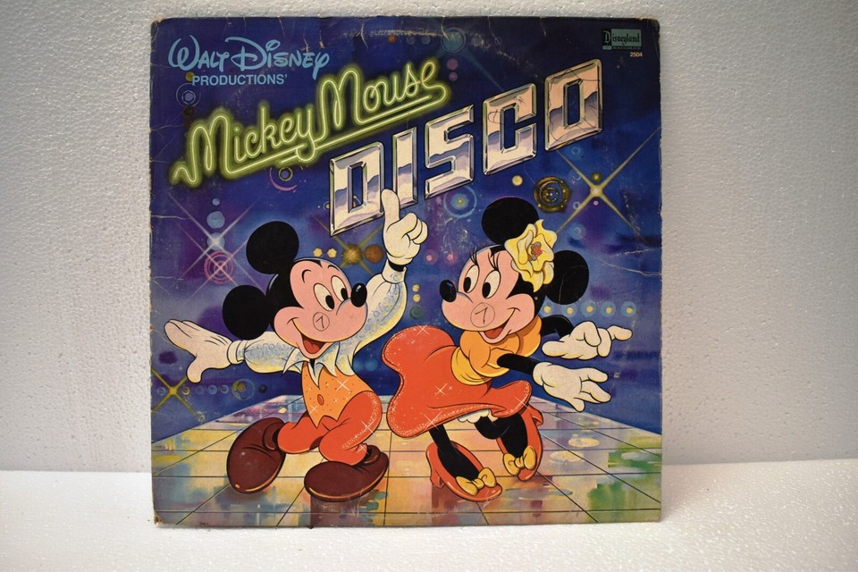 Mickey Mouse Disco LP 1979 Disneyland Records 2504 Walt Disney Vinyl ...