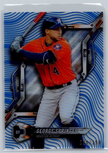 2018 Topps High Tek #HT-GSP George Springer Blue 030/150 | eBay