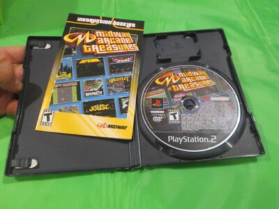 MIDWAY ARCADE TREASURES PS2 PLAYSTATION 2 SONY COMPLETE WORKS PERFECTLY ...