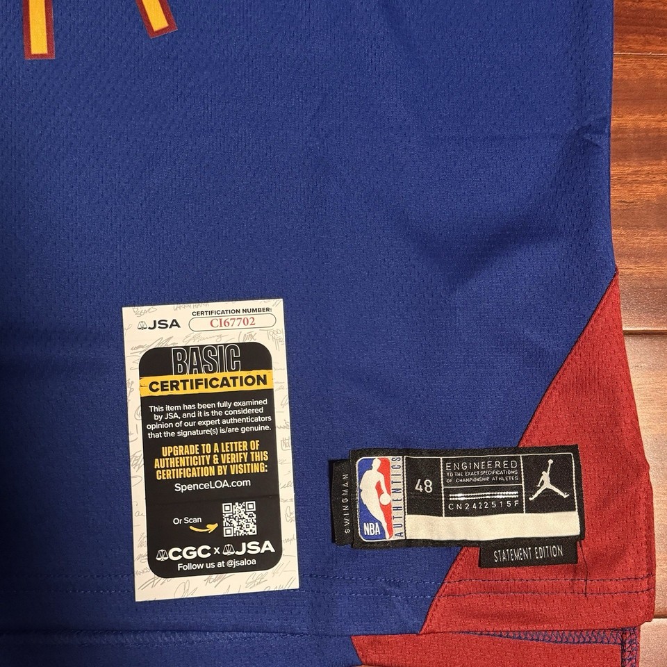 Daron Holmes II Signed Autographed Denver Nuggets Jersey PSA/DNA Coa | eBay