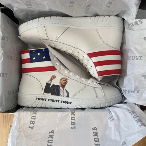 Donald Trump Fight High Top Sneakers Shoes /5000 Limited MAGA President ...