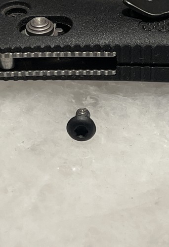 Black Pivot Screw For Benchmade Mini Griptilian Nylon Handle 555 556 ...