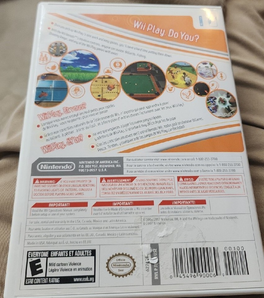 Wii Play (Wii, 2007) 45496900069| eBay