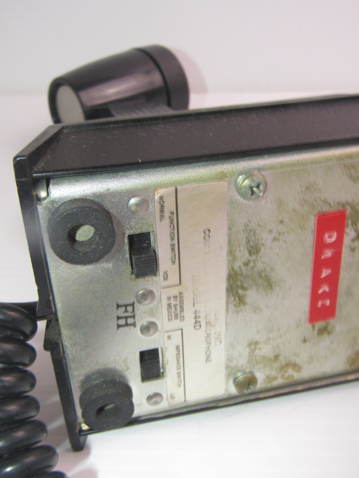 Vintage Shure 444D 444 D Desk Top Mic Microphone for sale online | eBay