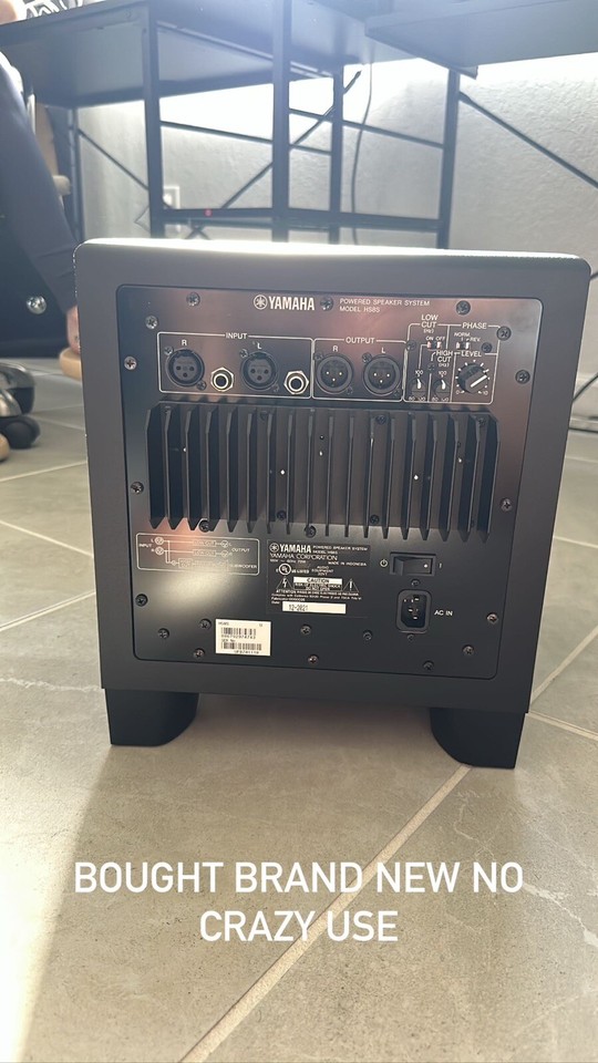 Yamaha HS8S Studio Powered Subwoofer 86792974743 | eBay