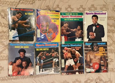 Lot of 8 Muhammad Ali classic Sports Illustrated covers | eBay