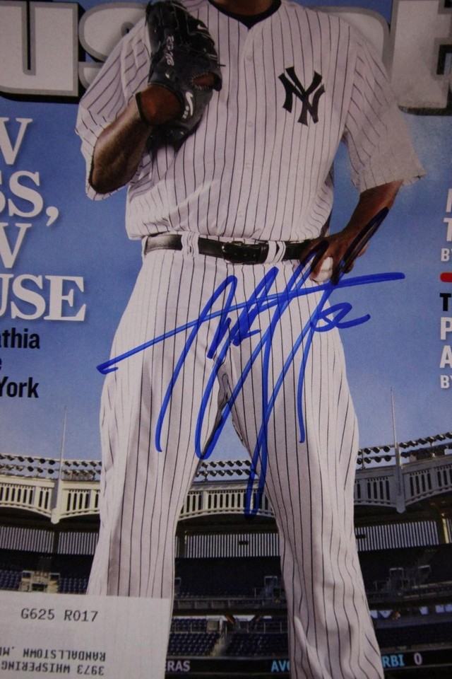 2025 HOFer CC SABATHIA (YANKEES) AUTOGRAPH MAGAZINE COVER~ | eBay