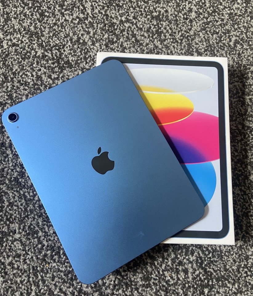 Apple iPad 11-inch Blue A16 Chip | Fast Sleek & Powerful | 128GB ...