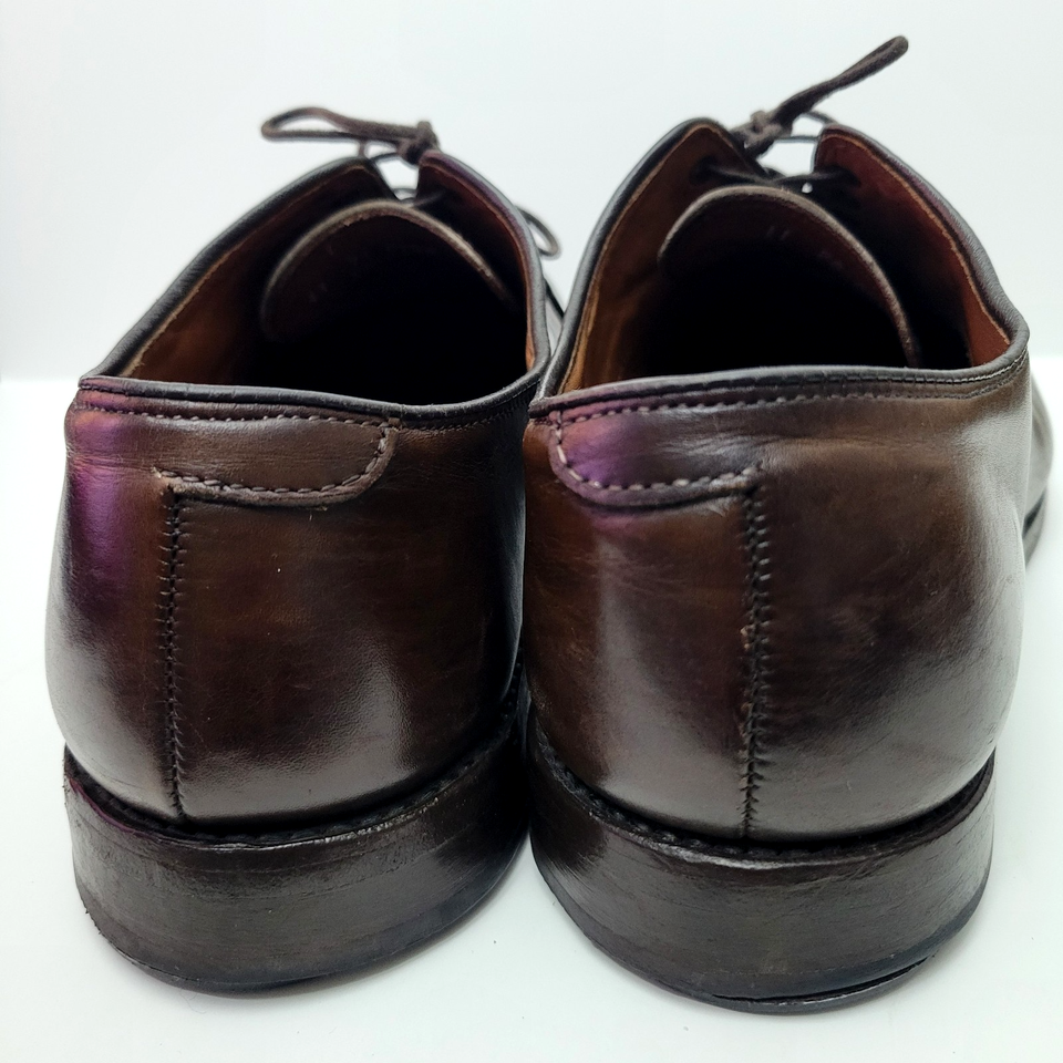 Allen Edmonds Fifth Avenue Cap Toe Oxford Size 11 EE Chili Brown Vibram ...