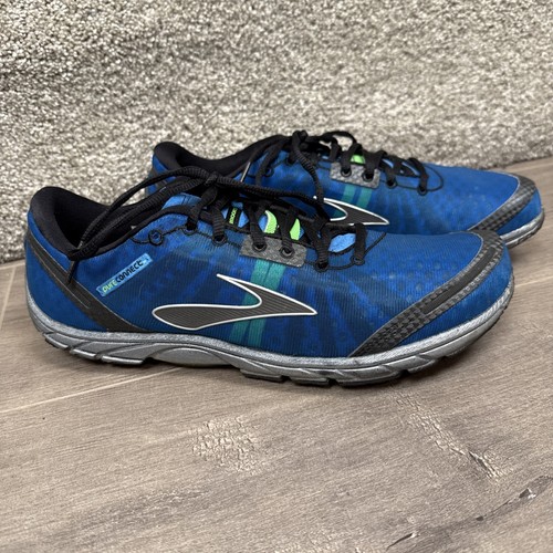 Brooks PureConnect Mens 10.5 D Blue Road Running Shoes Barefoot ...