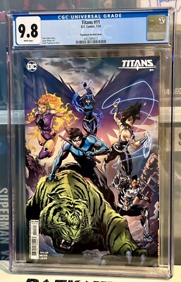 Titans #11 CGC 9.8 Pagulayan Assemble Variant Cover Nightwing Raven ...