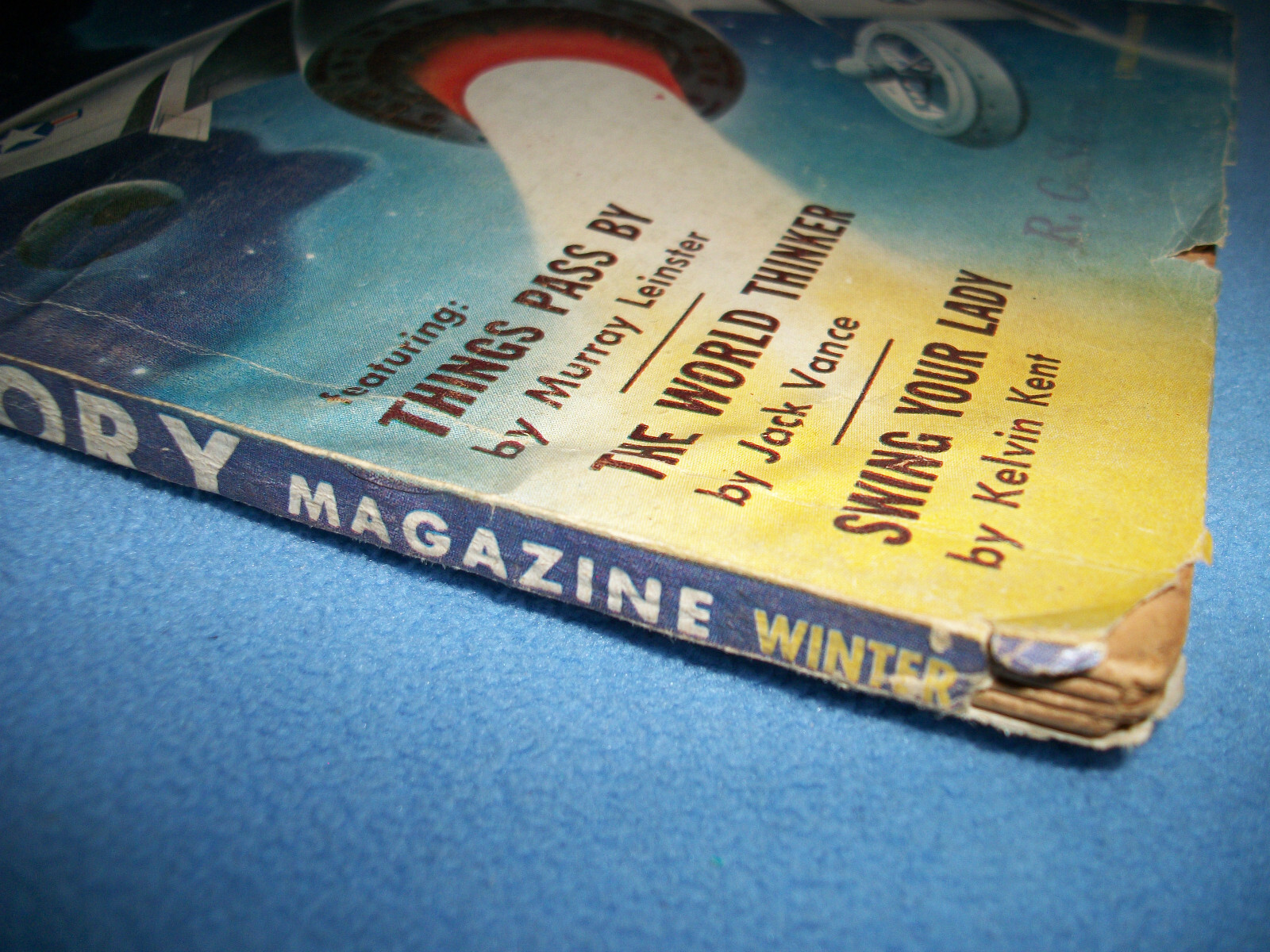 FANTASTIC STORY MAGAZINE Winter 1955 Science Fiction Stories THINGS fantastic-story-magazine-winter-1955-science-fiction-stories-things