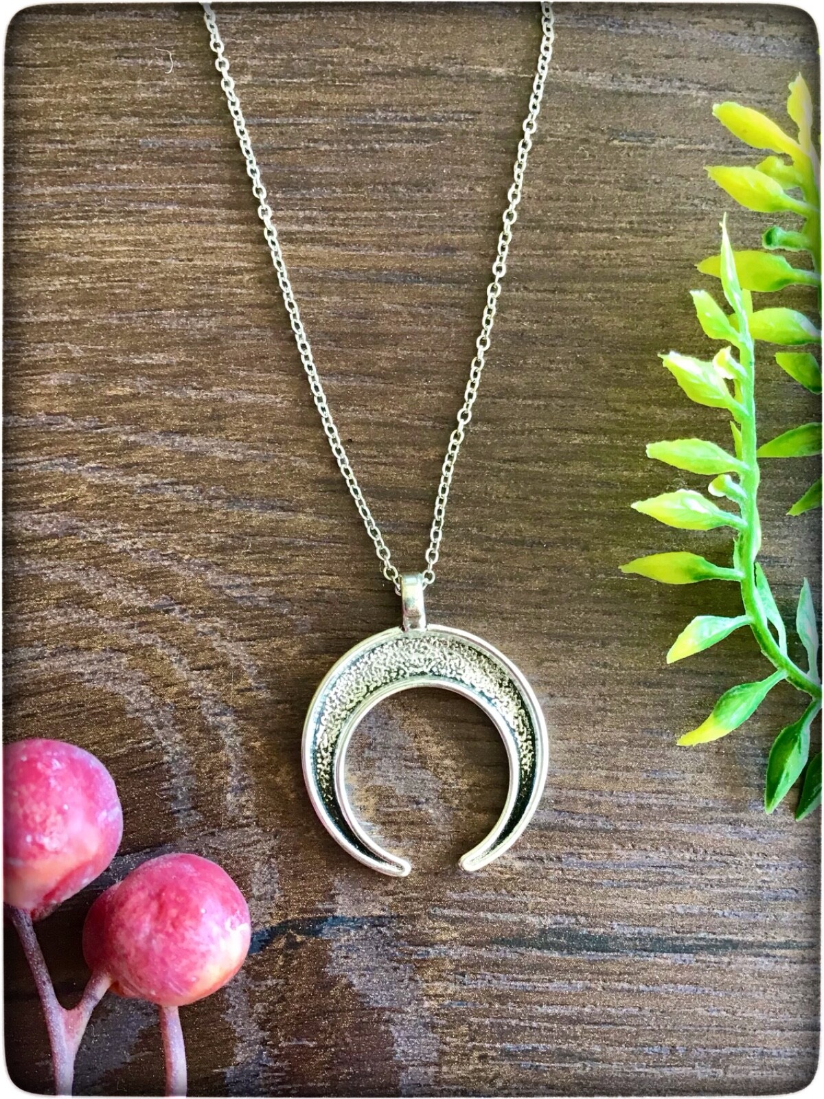 NEW Silver Colour Moon Moons Ancient Style Boho Bohemian Wicca Pagan ...