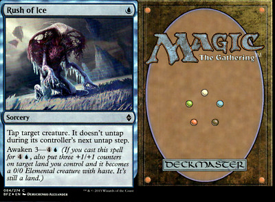 Magic the Gathering -MTG-Rush of Ice Foil | eBay