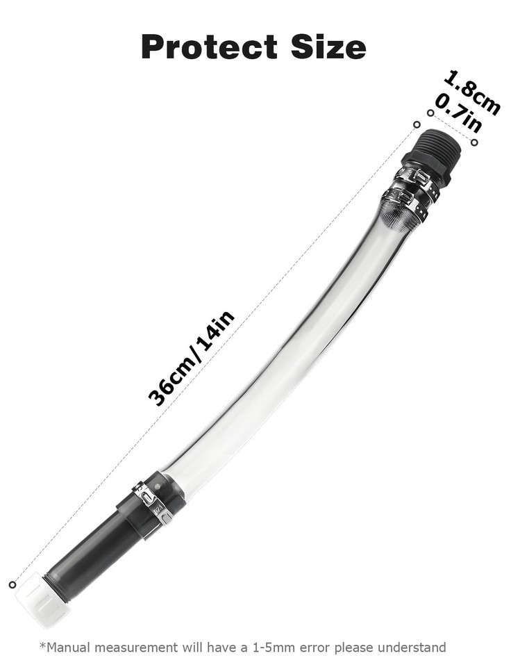 2-Pack VP Fuel Jug Hose, Gas Tank Nozzle Compatible with LC2 Jugs Gas ...