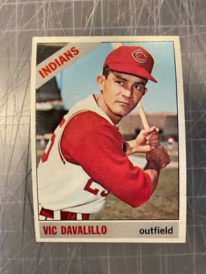 1966 TOPPS #325 VIC DAVALILLO CLEVELAND INDIANS BASEBALL CARD NM/MT | eBay