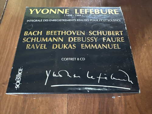 YVONNE LEFEBURE COMPLETE FY/SOLSTICE RECORDINGS FRANCE VERY RARE 8 CD BOX SET | eBay