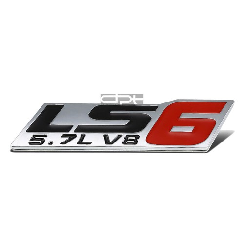 Fit 5.7 Chevy/Gm Ls6 Ls V8 Metal Bumper Trunk Grill Emblem Decal ...