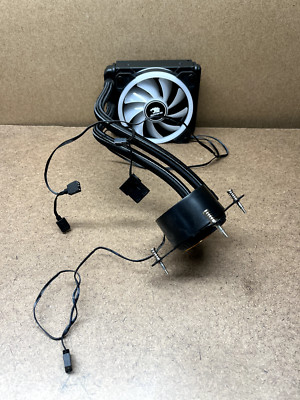 iBUYPOWER-AW4 240mm Radiator CPU Liquid Cooler (2x120mm Core Fans) w ...
