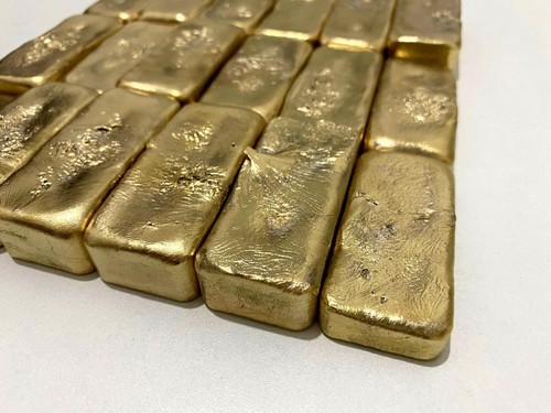 900 Grams Scrap Gold Bar For Gold Recovery Melted Different Computer ...