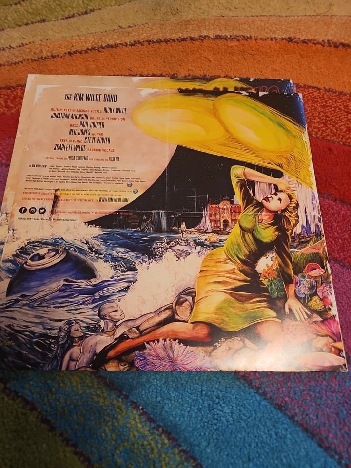 Here Come the Aliens [Lp] by Kim Wilde Limited Edition Red Vinyl ...