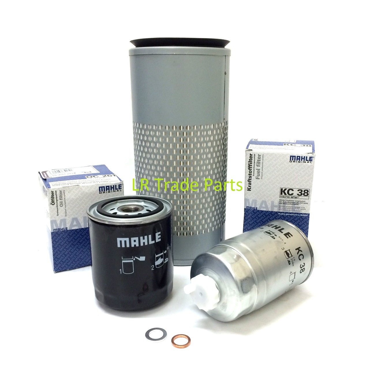 LAND ROVER DEFENDER 300TDI FULL SERVICE FILTER KIT MAHLE OIL & FUEL ...