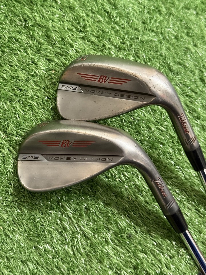 Titleist Vokey SM8 Wedge Set / 52° 58° / Gap Lob / Raw / Wedge Flex ...