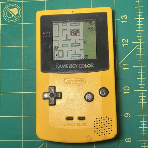 Nintendo Game Boy Color GBC Handheld System Console Yellow VTG OEM ...