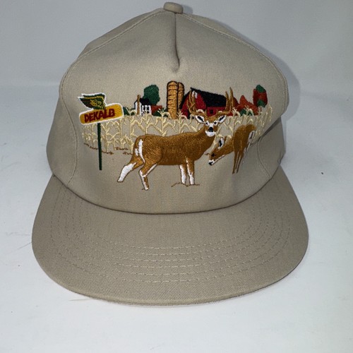NWOT Vintage Dekalb Trucker Hat SnapBack Whitetail Deer Buck Farm Land ...