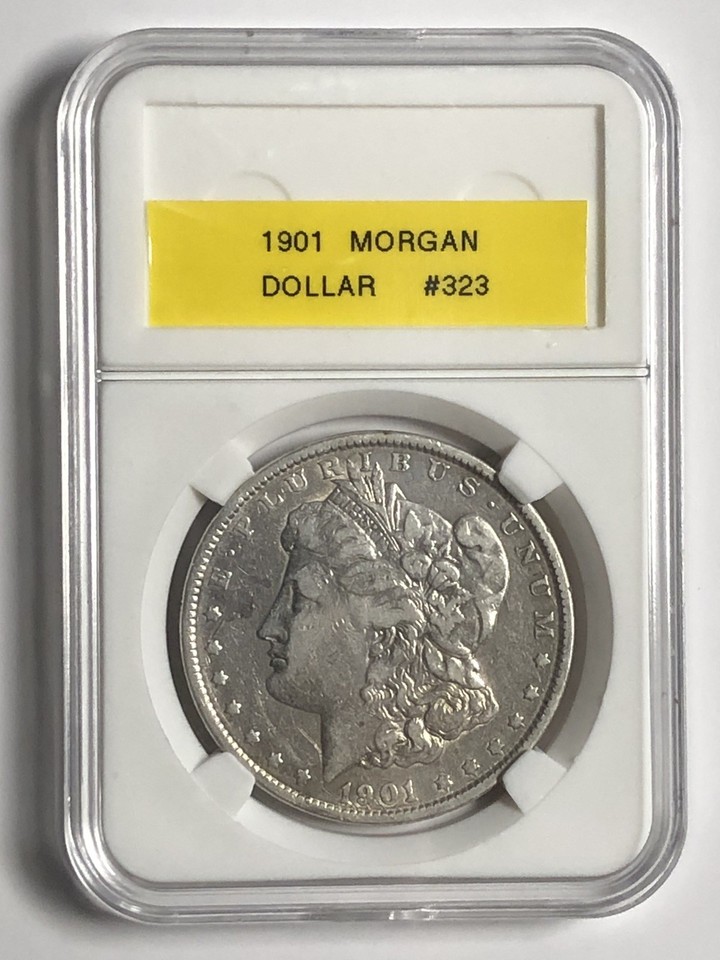 1901 MORGAN "F/VF SOLID GRADE"-C PICS/ ATTRACTIVE/ KEY/BETTER DATE-SEMI ...