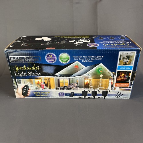 Holiday Brilliant Spectacular Light Show 0477657 3 Satellites 1 Remote ...