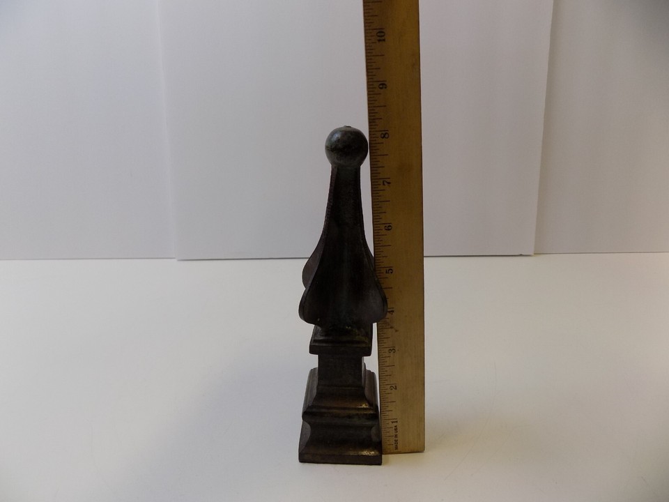 Finial Spire Statue Architectural Decorative Metal Brass Bronze Patina ...