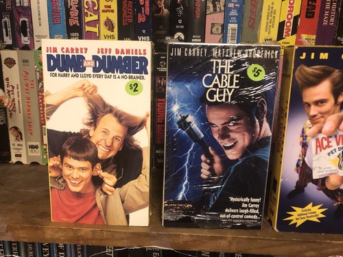 VHS Lot Jim Carrey (Once Bitten, The Cable Guy, Dumb And Dumber, etc) 5 ...