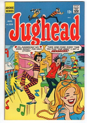 JUGHEAD #159 Aug 1968 BIG ETHEL JUKEBOX DANCE COVER Archie Silver Age ...