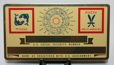 Engraving - Metal Social Security Card
