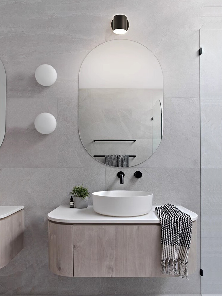 6W COB LED Acrylic Bedside Wall Light Fixture Rotating Lamp Head On/Off ...