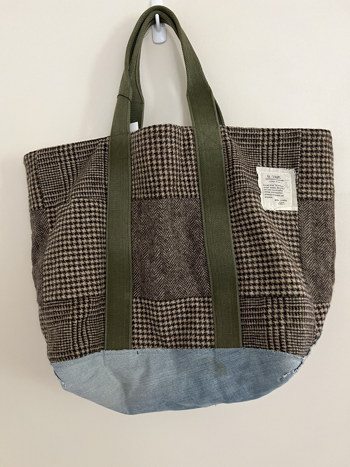 Greg Lauren New GL Scraps Tote Bag | eBay