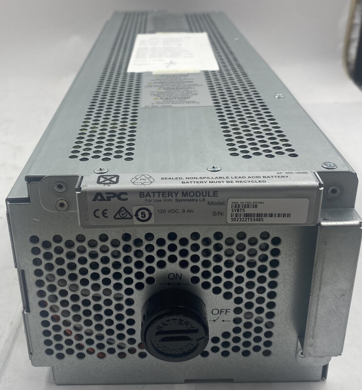 APC SYBT5 SYMMETRA 120VDC 9AH LX REPLACEMENT BATTERY MODULE ...