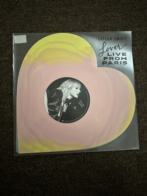 Taylor Swift Lover (Live From Paris) Heart Shaped Limited Vinyl Sealed ...
