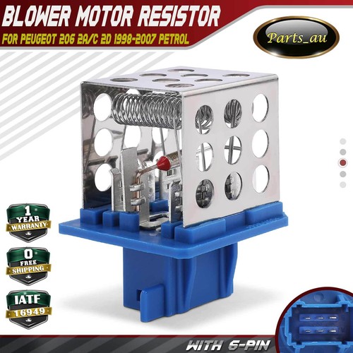 6450EP Heater Blower Motor Fan Resistor for Peugeot 206 2A/C 2D 1998 ...