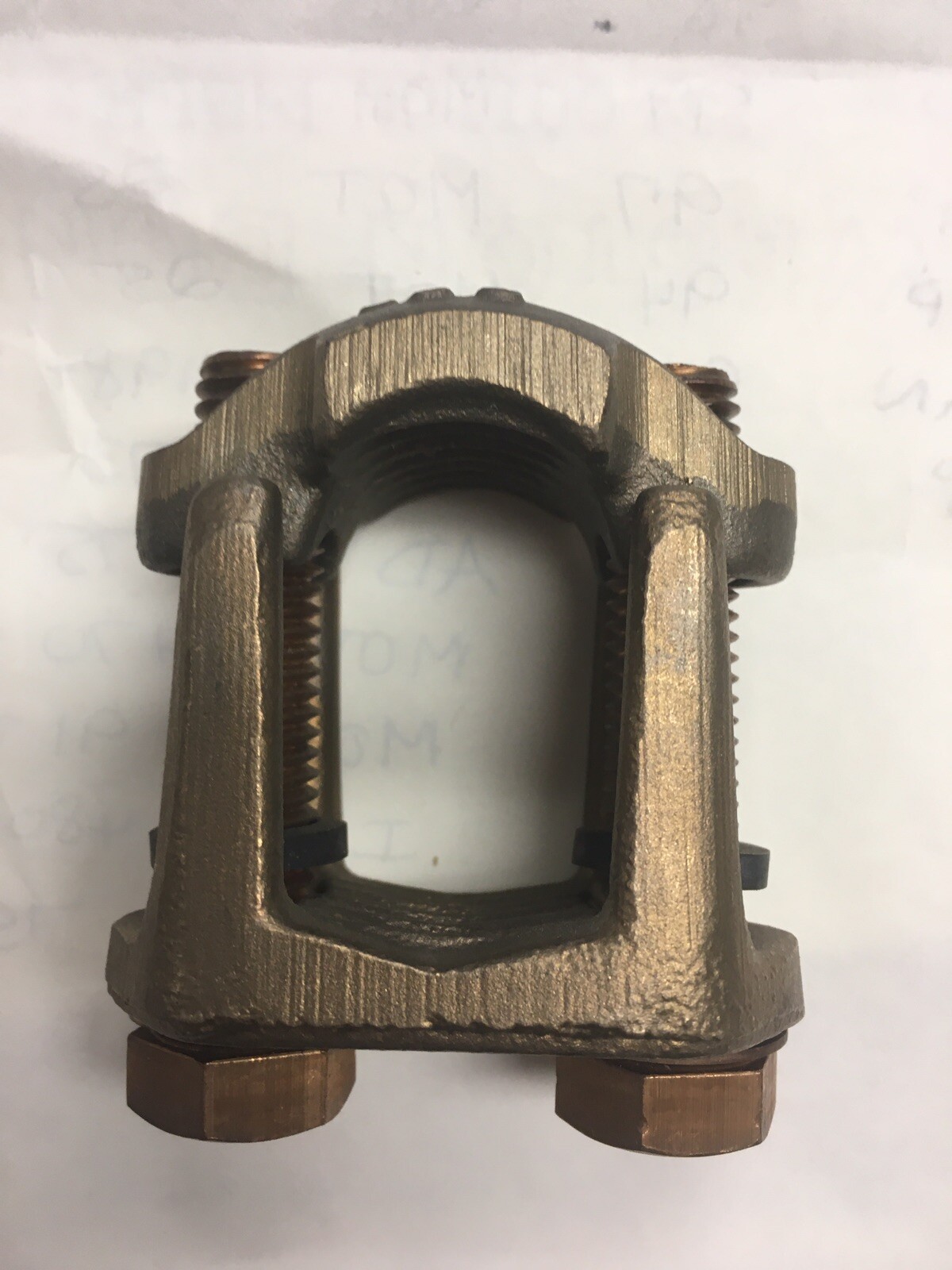 NEW Dossert DSU80 Two Bolt Bronze Connector 400-800 Run 3/0-800 Tap CU ...