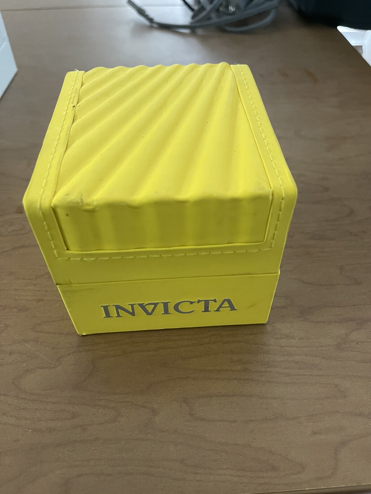 Invicta Yellow Watch Box ONLY Medium Size | eBay