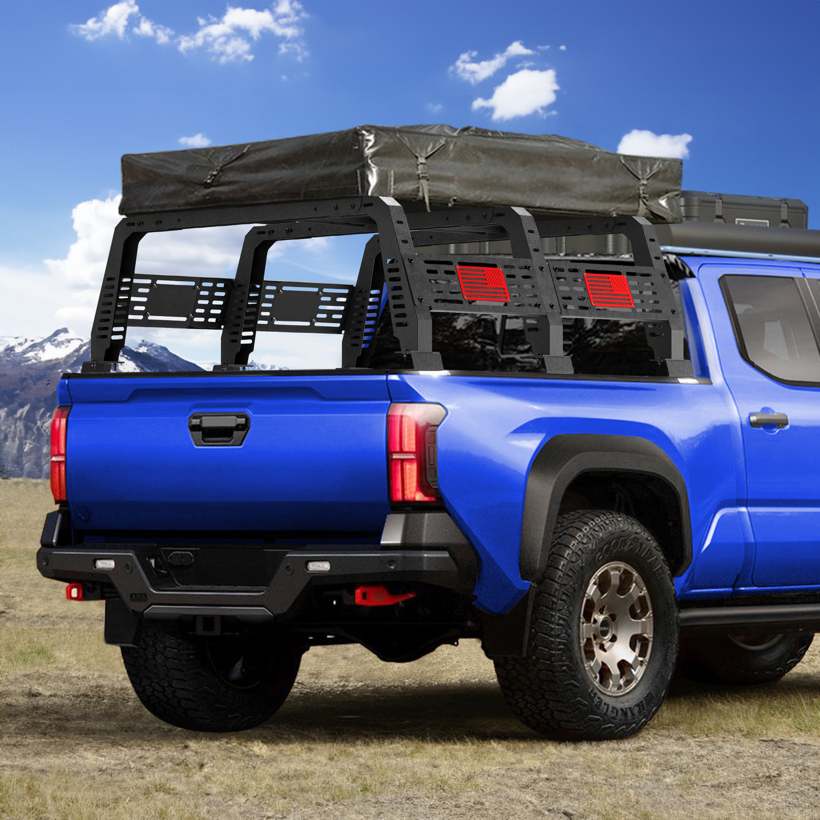 22.5" High Full-Size Truck Bed Rack Fits Ford F-150 &Ram 1500 ...