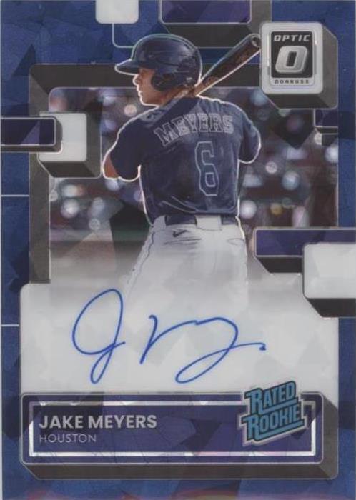 2022 Panini Donruss Optic - Rated Rookie Signatures Jake Meyers #RRS-JM ...