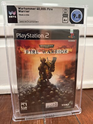 Warhammer 40000 40k Fire Warrior PS2 Factory Sealed WATA GRADE 9.8 A+ ...