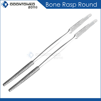 2 Putti Bone Rasp Round and Half Blades Orthopedic Surgical Instruments ...