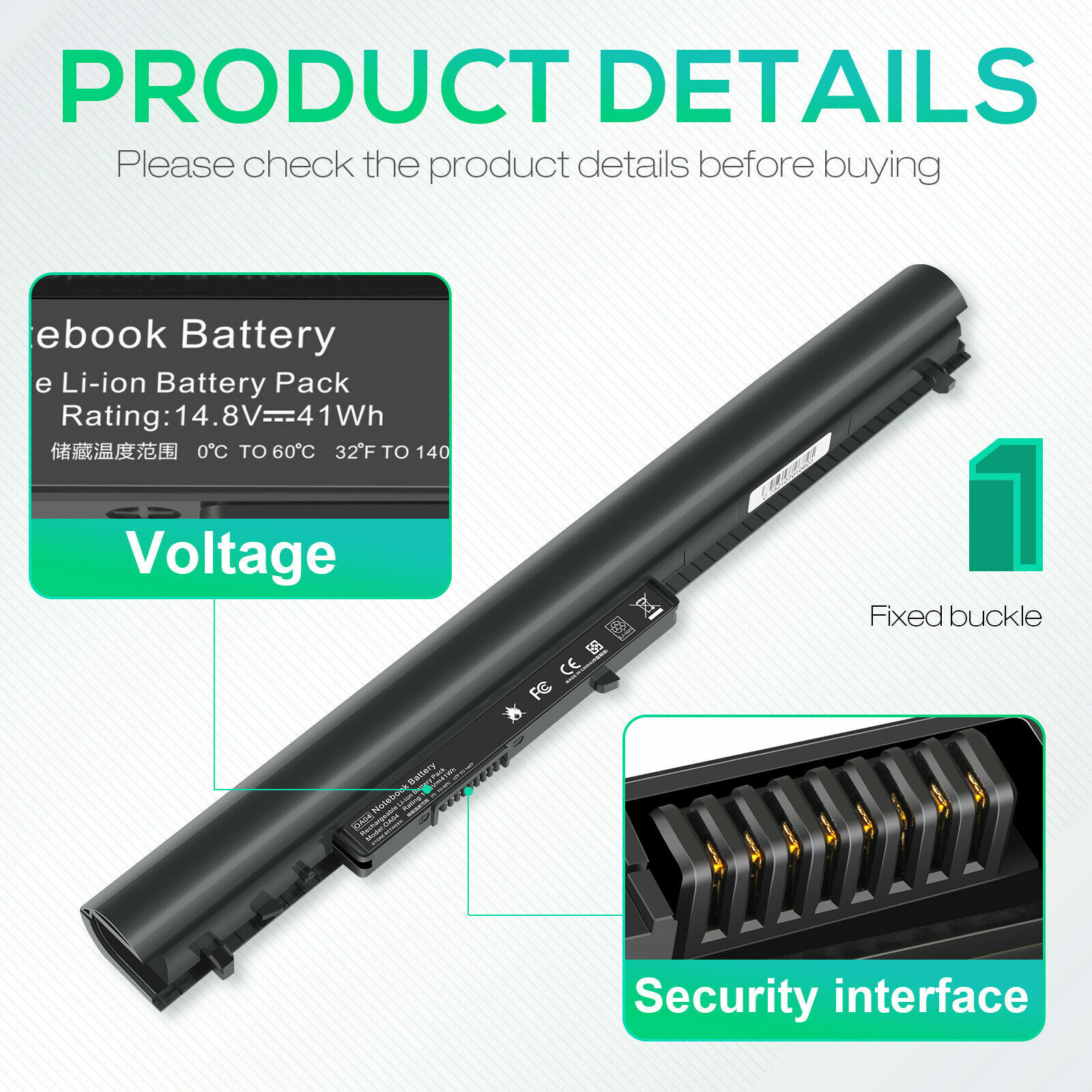 OA04 OA03 Battery for HP 740715-001 746641-001 746458-421 751906-541 ...