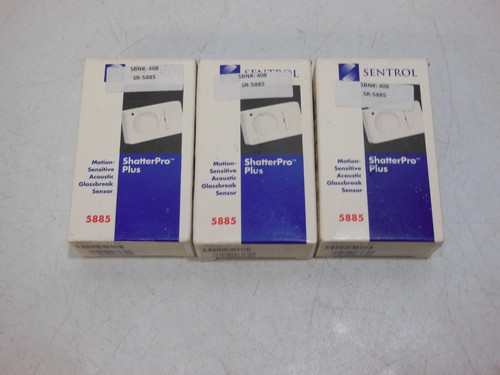 Lot of 3 GE Sentrol 5885 ShatterPro Plus Glass Break Sensor Motion ...