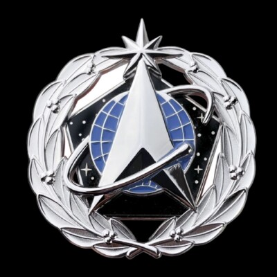 UNITED STATES SPACE FORCE IDENTIFICATION BADGE PIN SPACE SECURITY ...