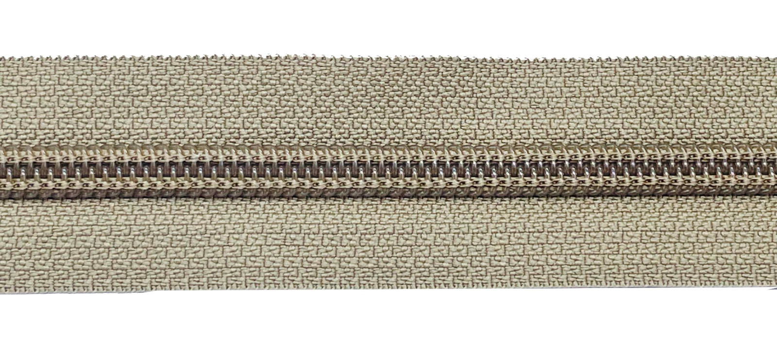 YKK Tan No 8 CF Chain Coil Zipper P16 - Military zip Fastener Textiles ...